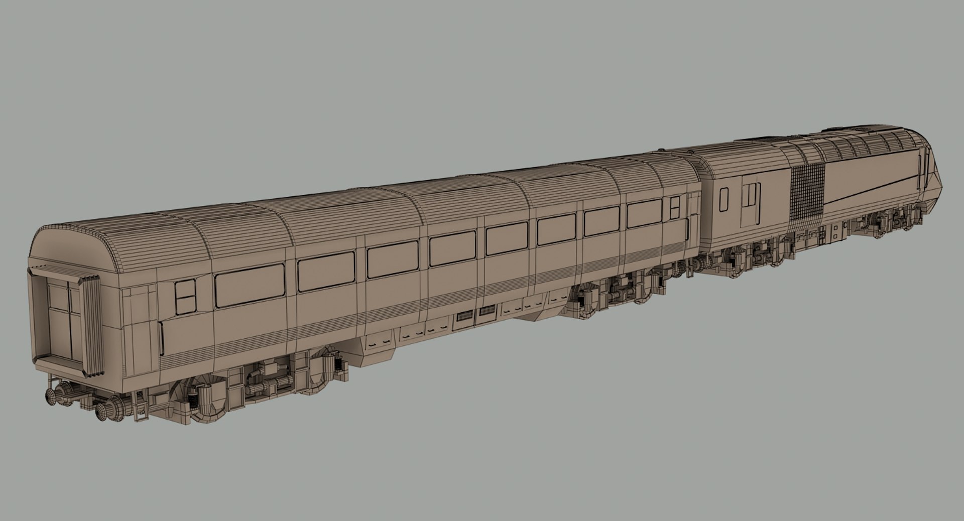 British Class 43 Train Locomotive 3D - TurboSquid 1368757