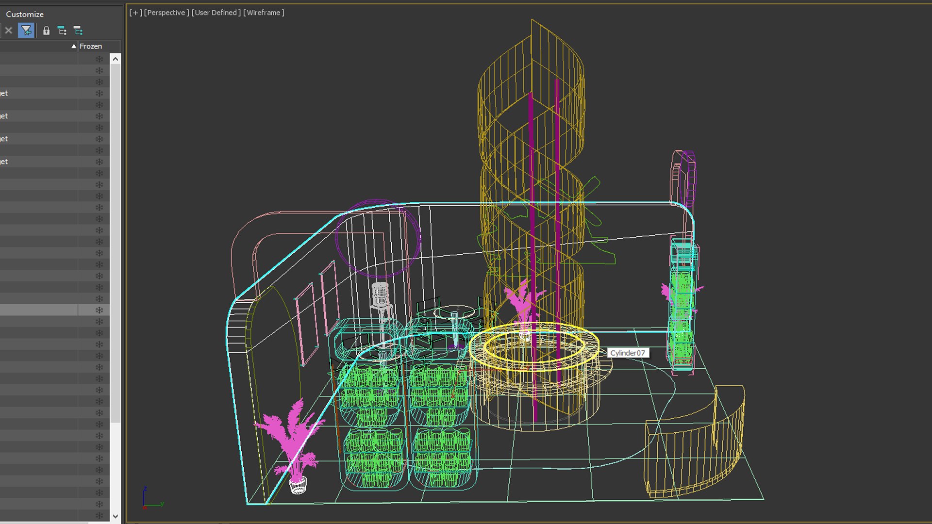 3D 2 Side Open Stand - TurboSquid 1995619