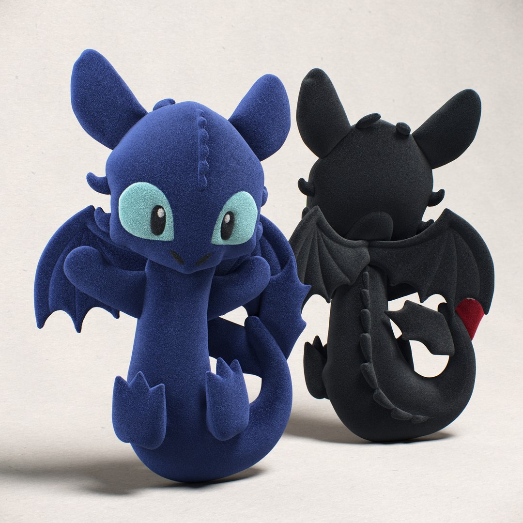 Kids Night Fury Toy Model - TurboSquid 1752885