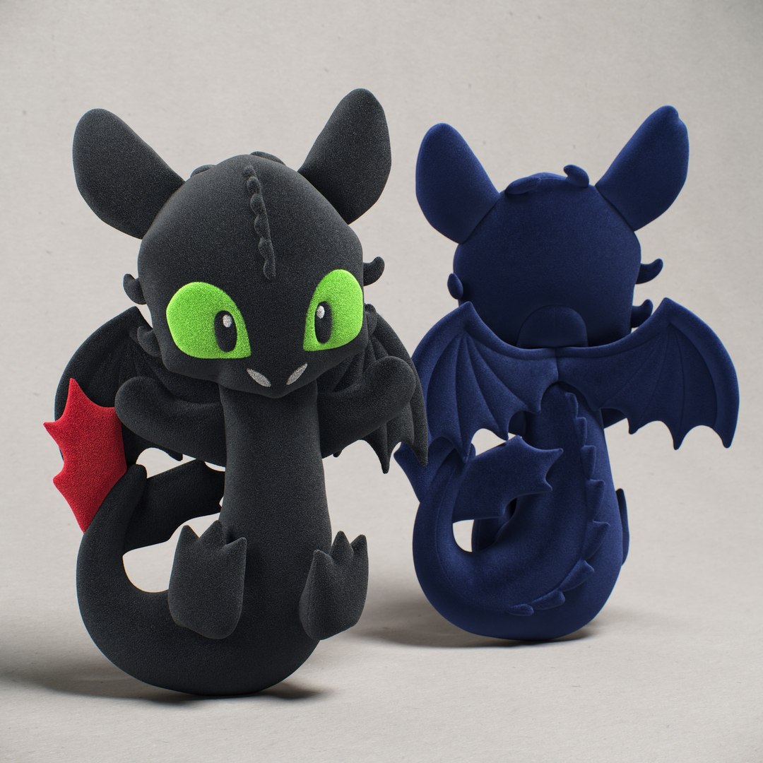 Kids Night Fury Toy Model - TurboSquid 1752885