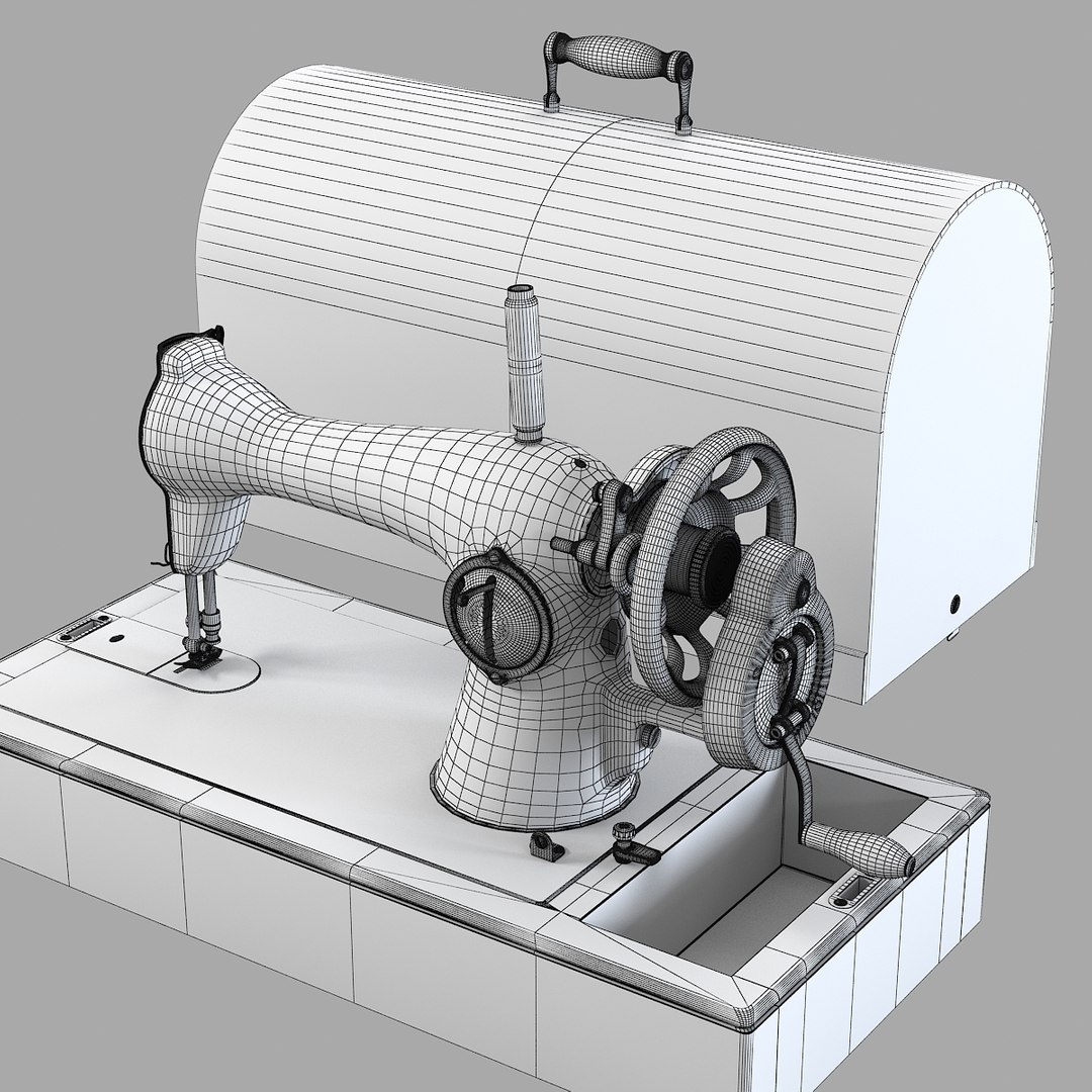 Sewing Machine 3d Model