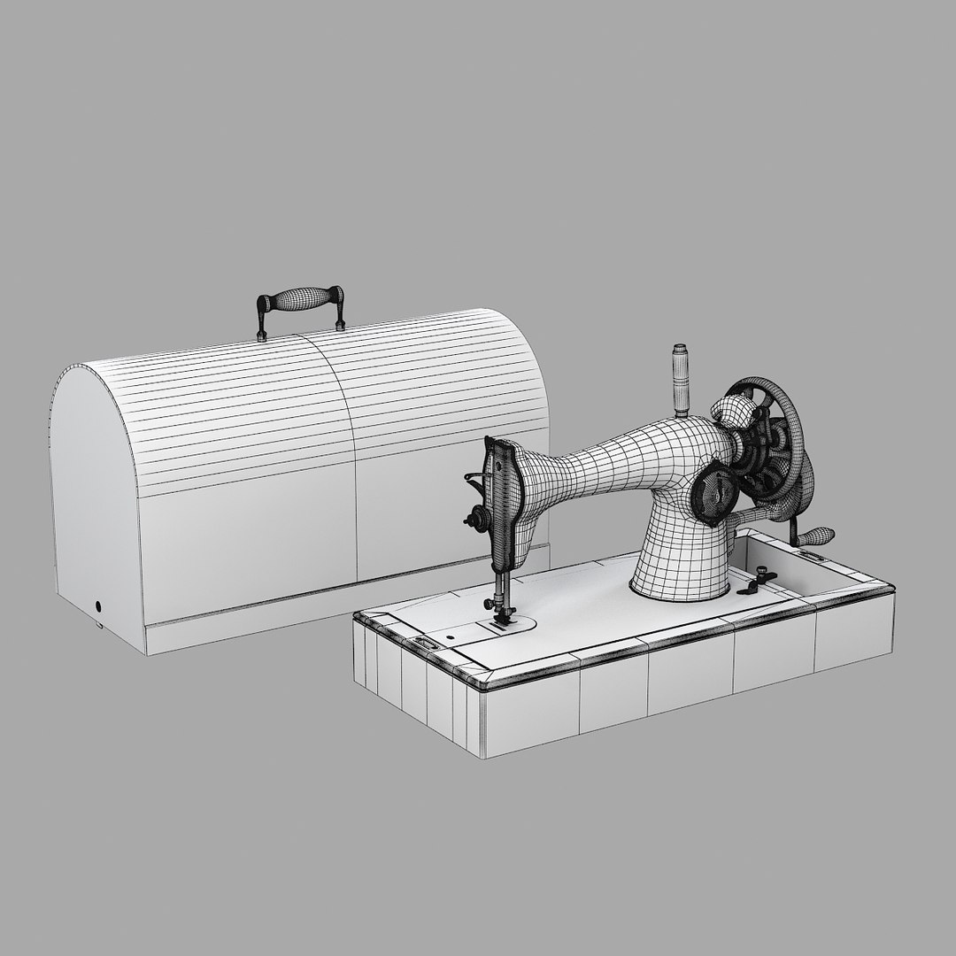 Sewing Machine 3d Model