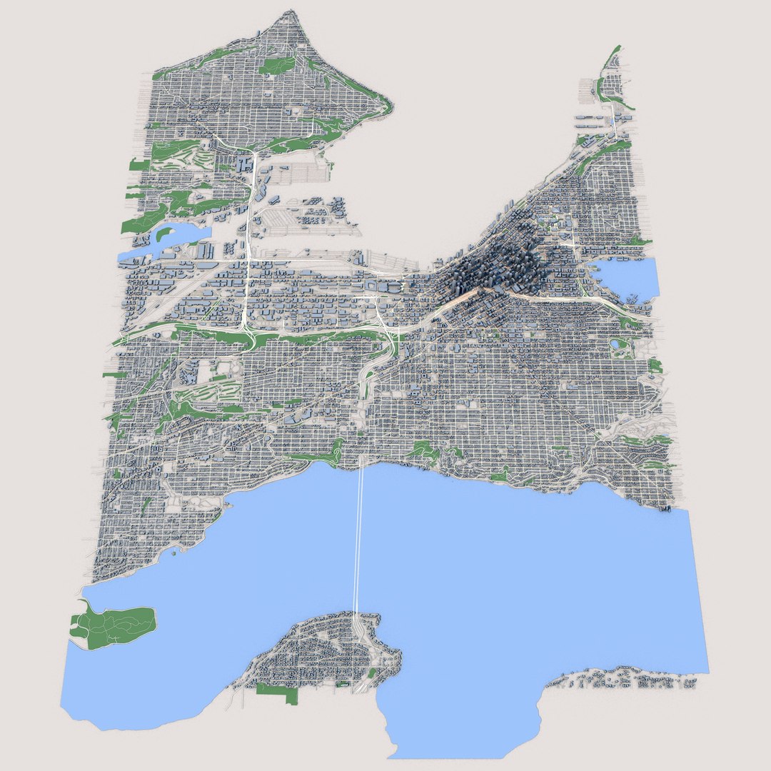 3D Seattle City Washington United States - TurboSquid 2308000