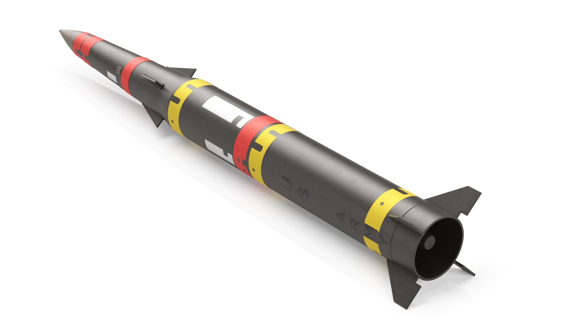 3D MGM-31B Pershing 2 Solid Fueled Ballistic Missile - TurboSquid 2153406