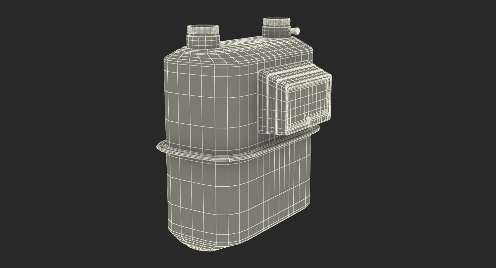 3D Gas Flow Meter Model - TurboSquid 1277922