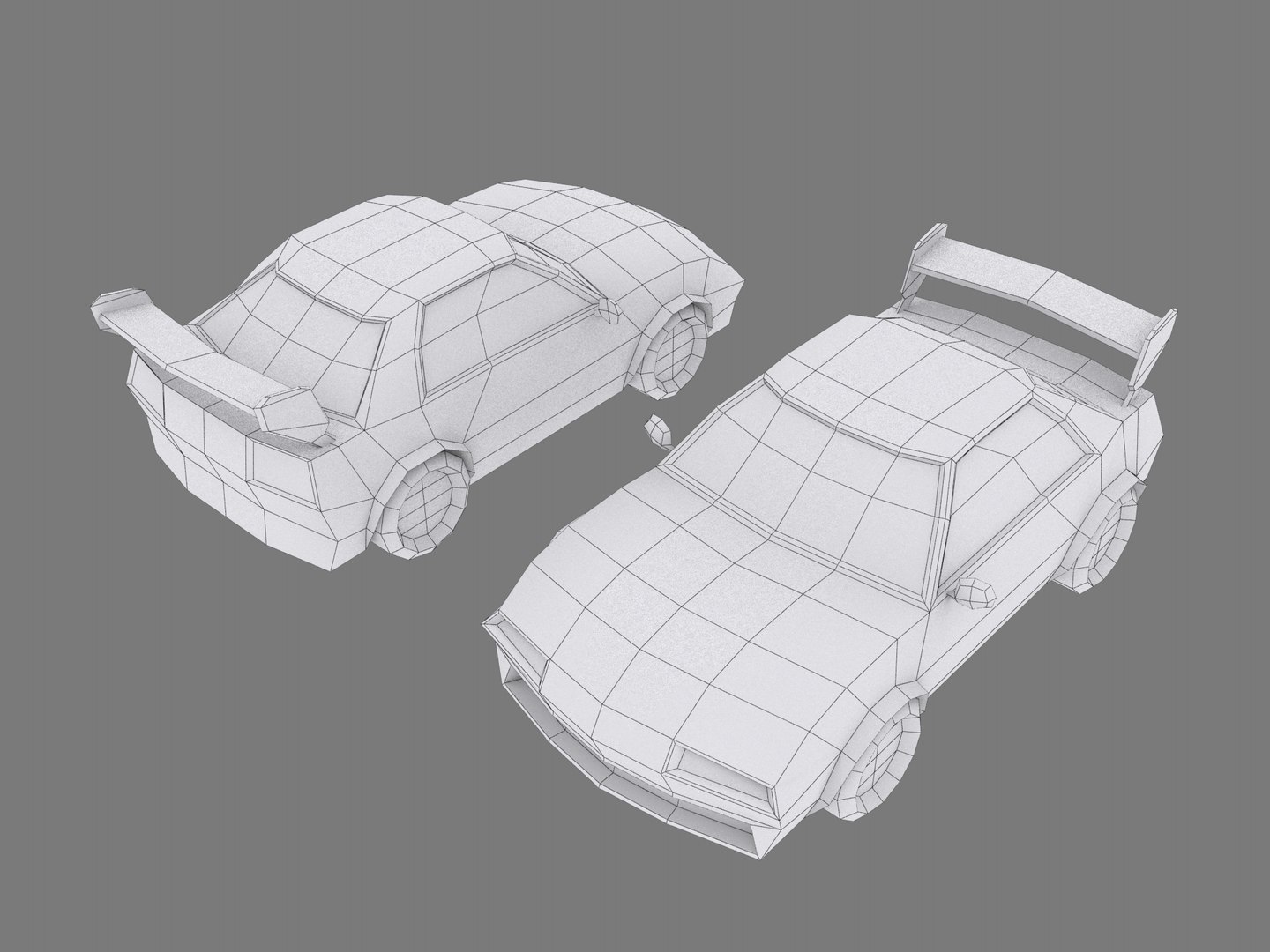 3D cartoon car model - TurboSquid 1460523