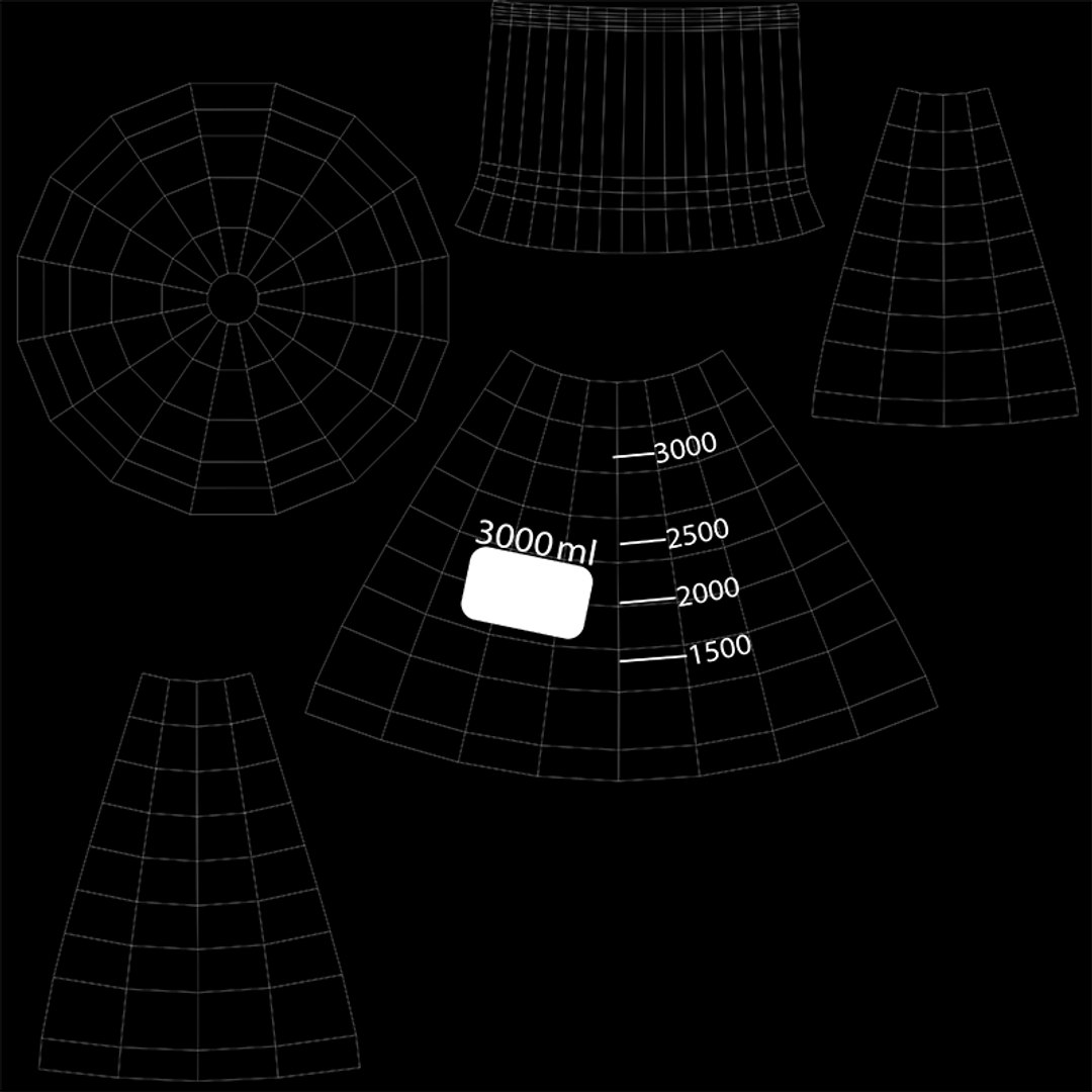 Conical flasks 3D model - TurboSquid 1408598