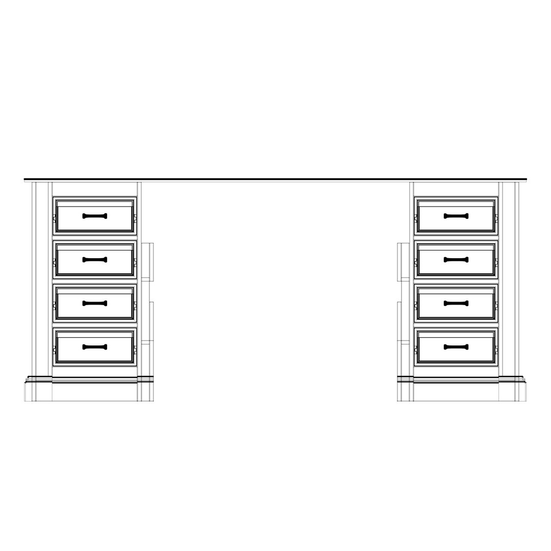 Office Table 3D - TurboSquid 1214616