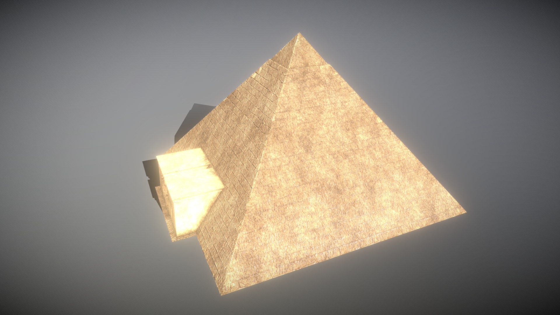 Egyptian Pyramid 3D Model - TurboSquid 2016610