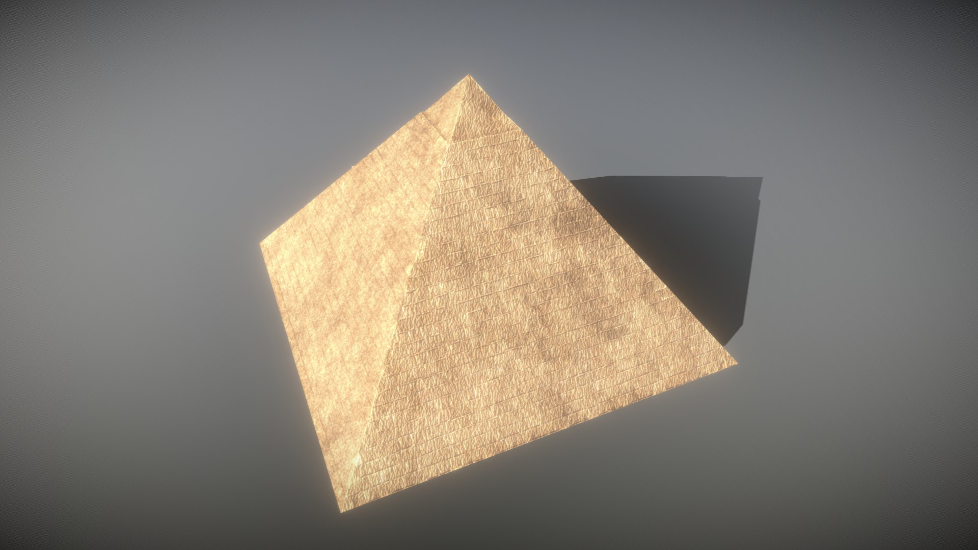 Egyptian Pyramid 3D Model - TurboSquid 2016610
