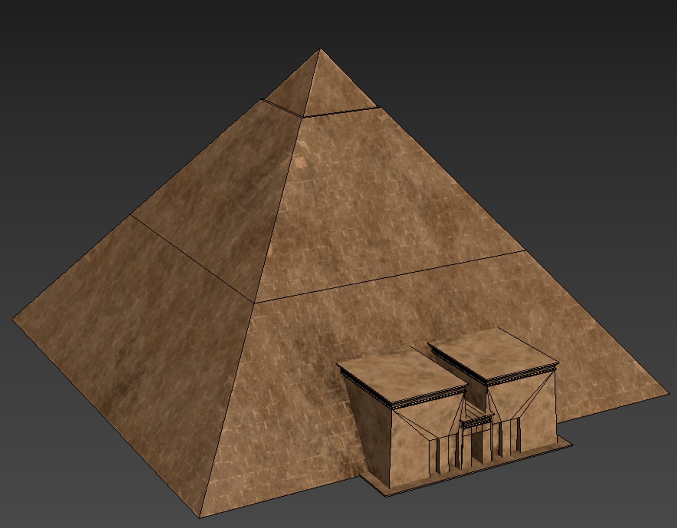 Egyptian Pyramid 3D Model - TurboSquid 2016610
