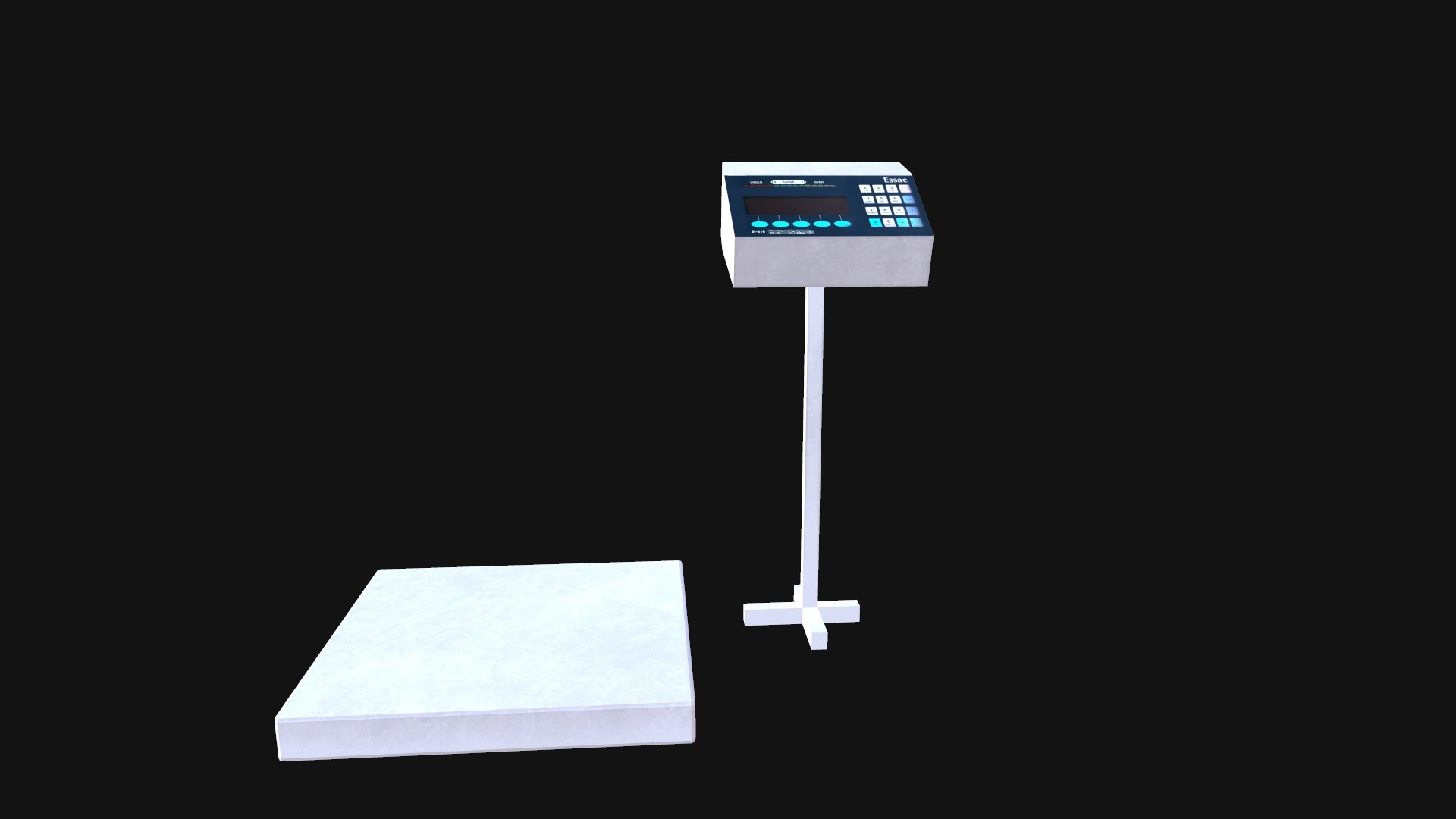 Weighing Machine 3D Model - TurboSquid 2317808