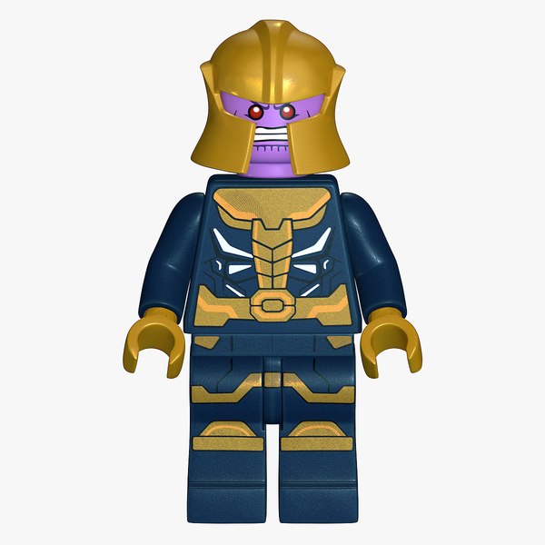 modelo 3d Figura de Lego Thanos Personaje cinematográfico - TurboSquid ...