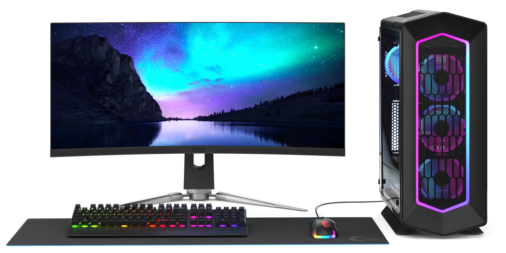 PC Gamer Set 2 3D Model - TurboSquid 1782904