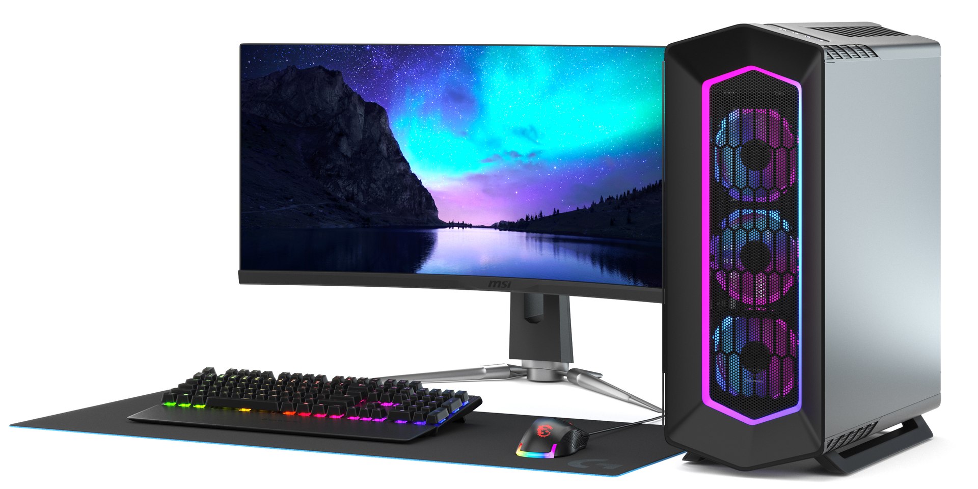 PC Gamer Set 2 3D Model - TurboSquid 1782904