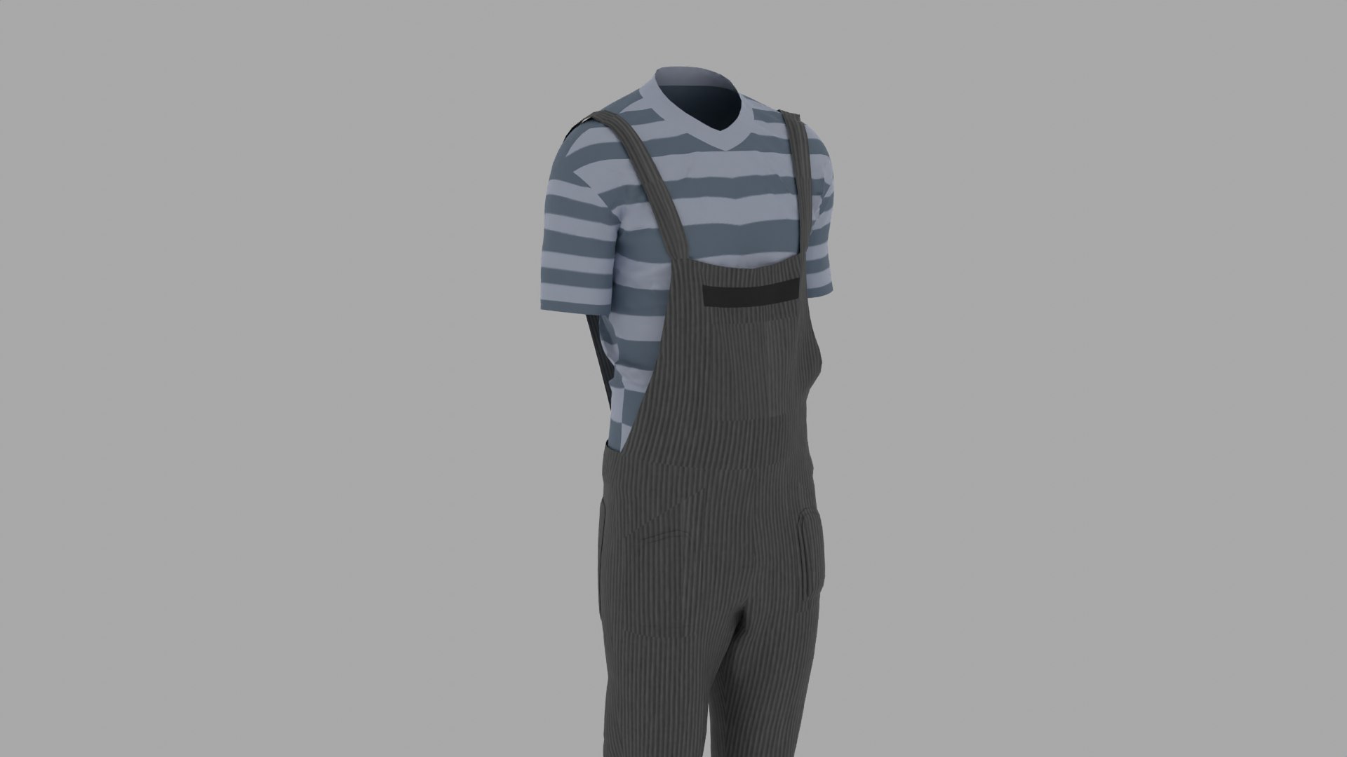 Prison Uniform 3D - TurboSquid 1973290