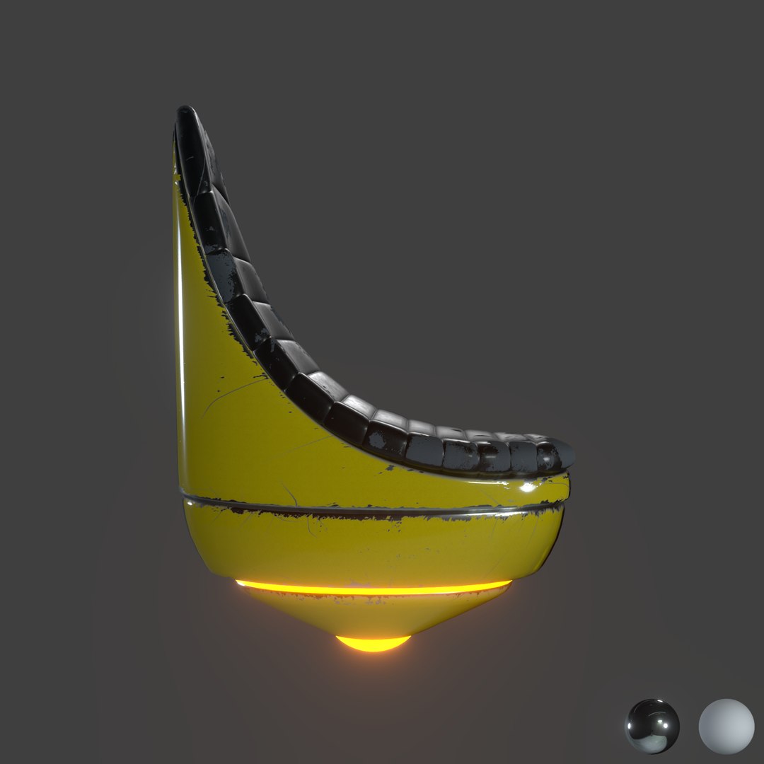 Sci-Fi Cyber Chair 3D Model - TurboSquid 2231516