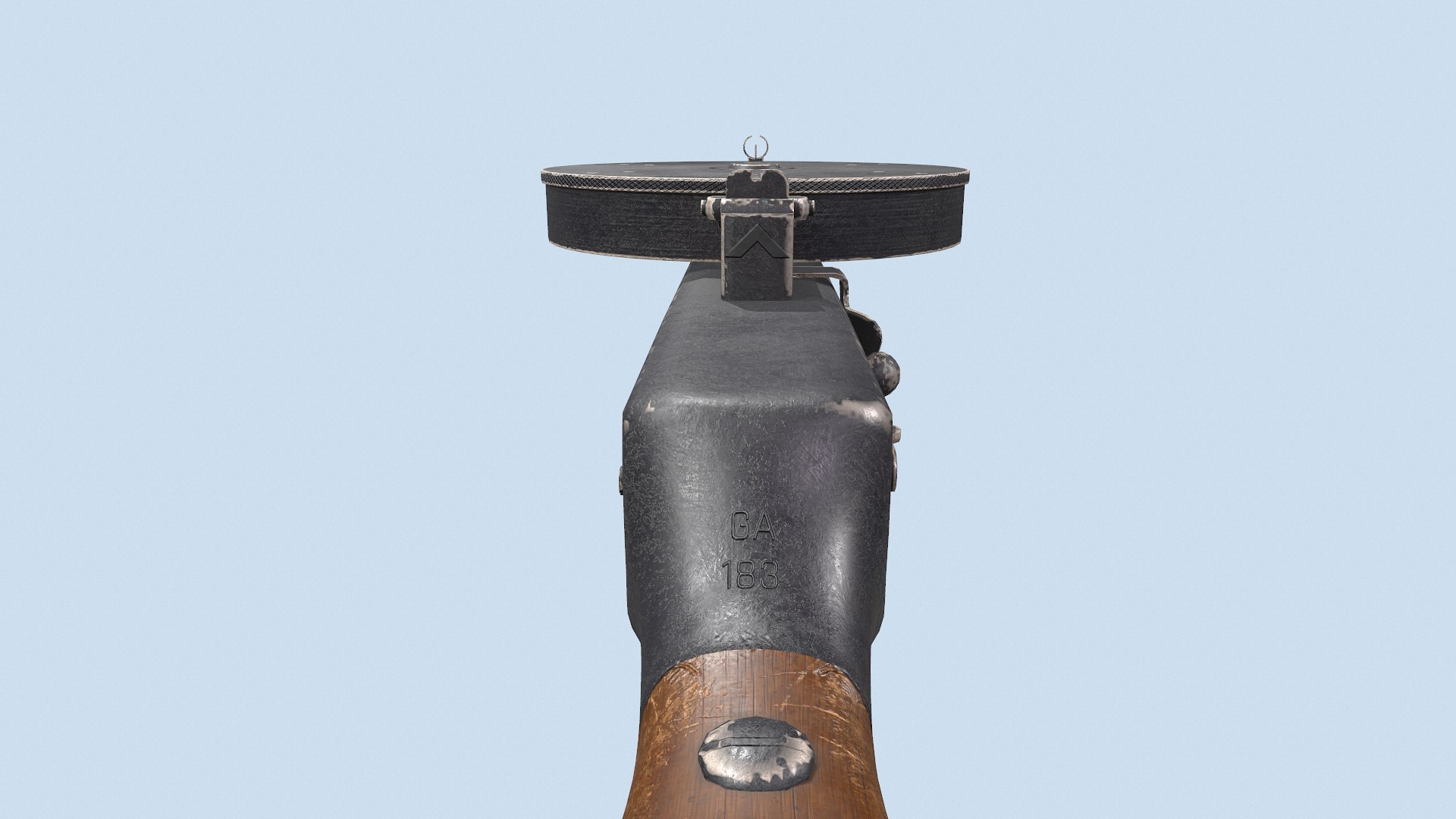 3D Degtyaryov PPD-30 Submachine Gun Low-poly PBR Model - TurboSquid 2017197