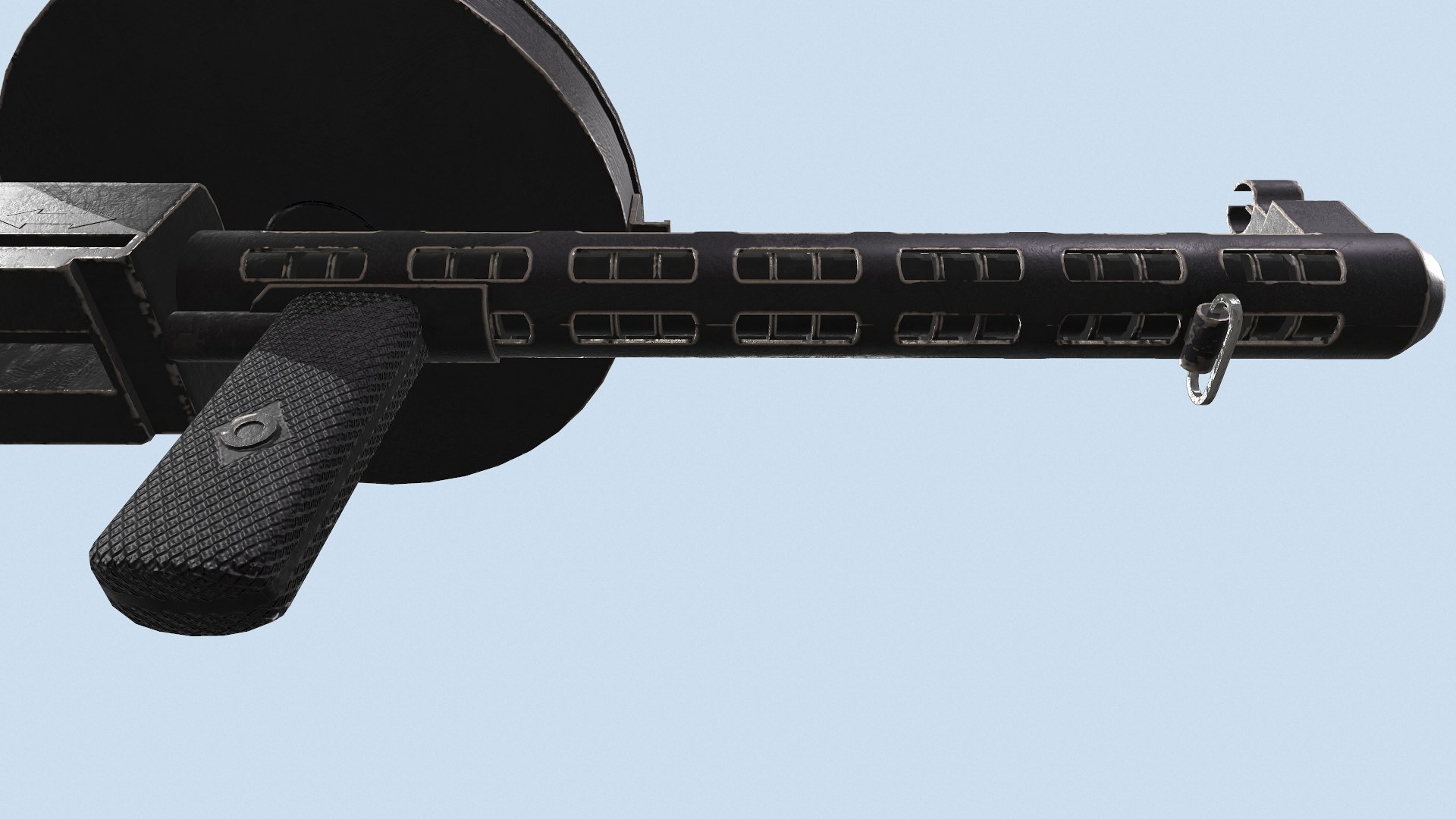 3D Degtyaryov PPD-30 Submachine Gun Low-poly PBR Model - TurboSquid 2017197