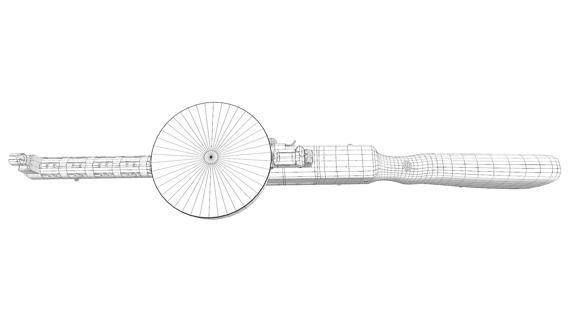 3D Degtyaryov PPD-30 Submachine Gun Low-poly PBR model - TurboSquid 2017197