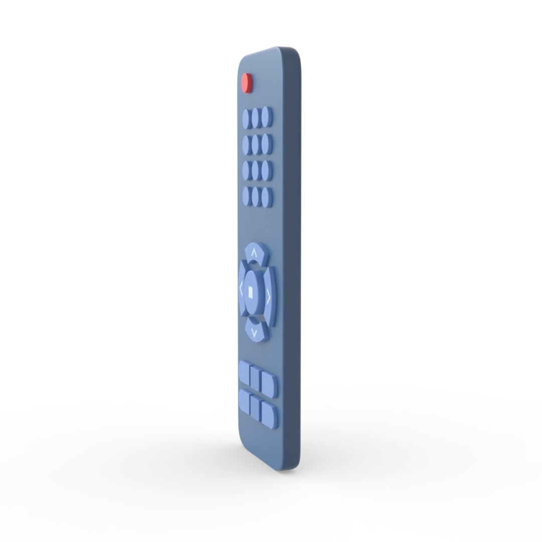 Simple Remote Control Color 3D Model - TurboSquid 1383001