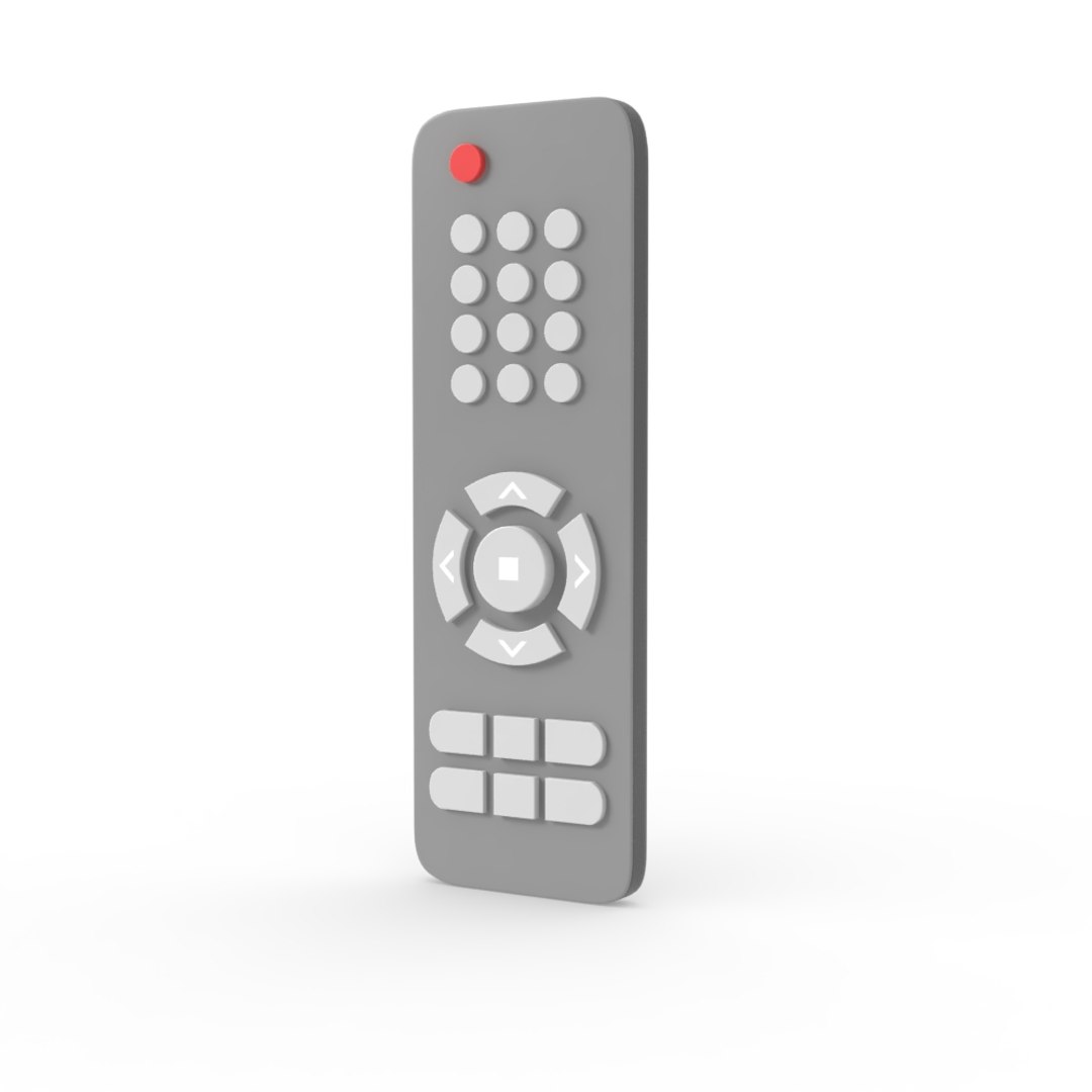 Simple Remote Control Color 3D Model - TurboSquid 1383001