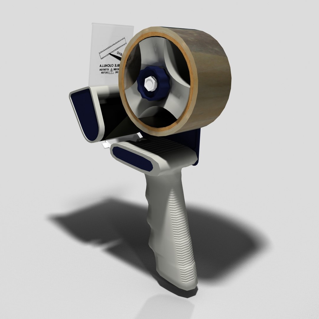 3d Model Packing Tape Gun