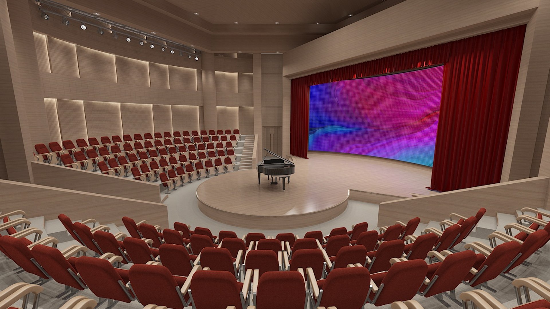 3D Concert Hall 2 - TurboSquid 2138430