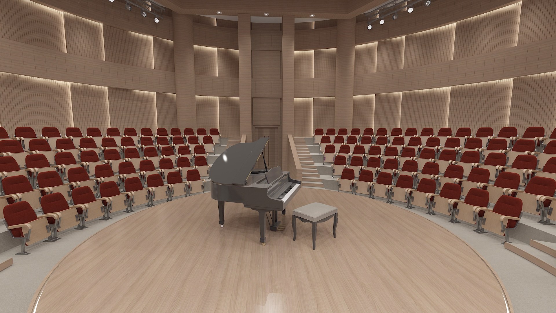 3D Concert Hall 2 - TurboSquid 2138430