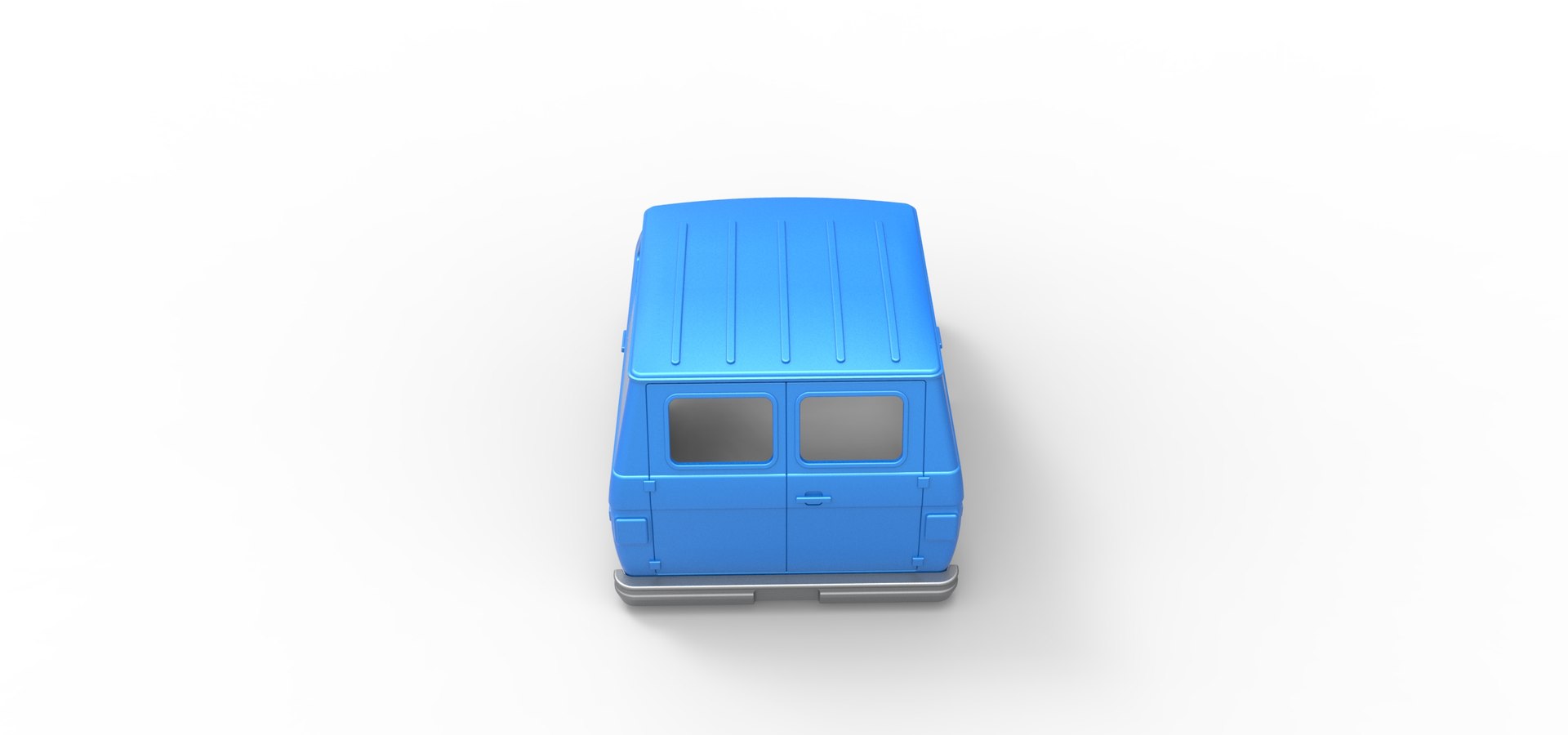 Diecast Shell Of Fun Short Vintage Van Scale 1 To 25 3D Model ...