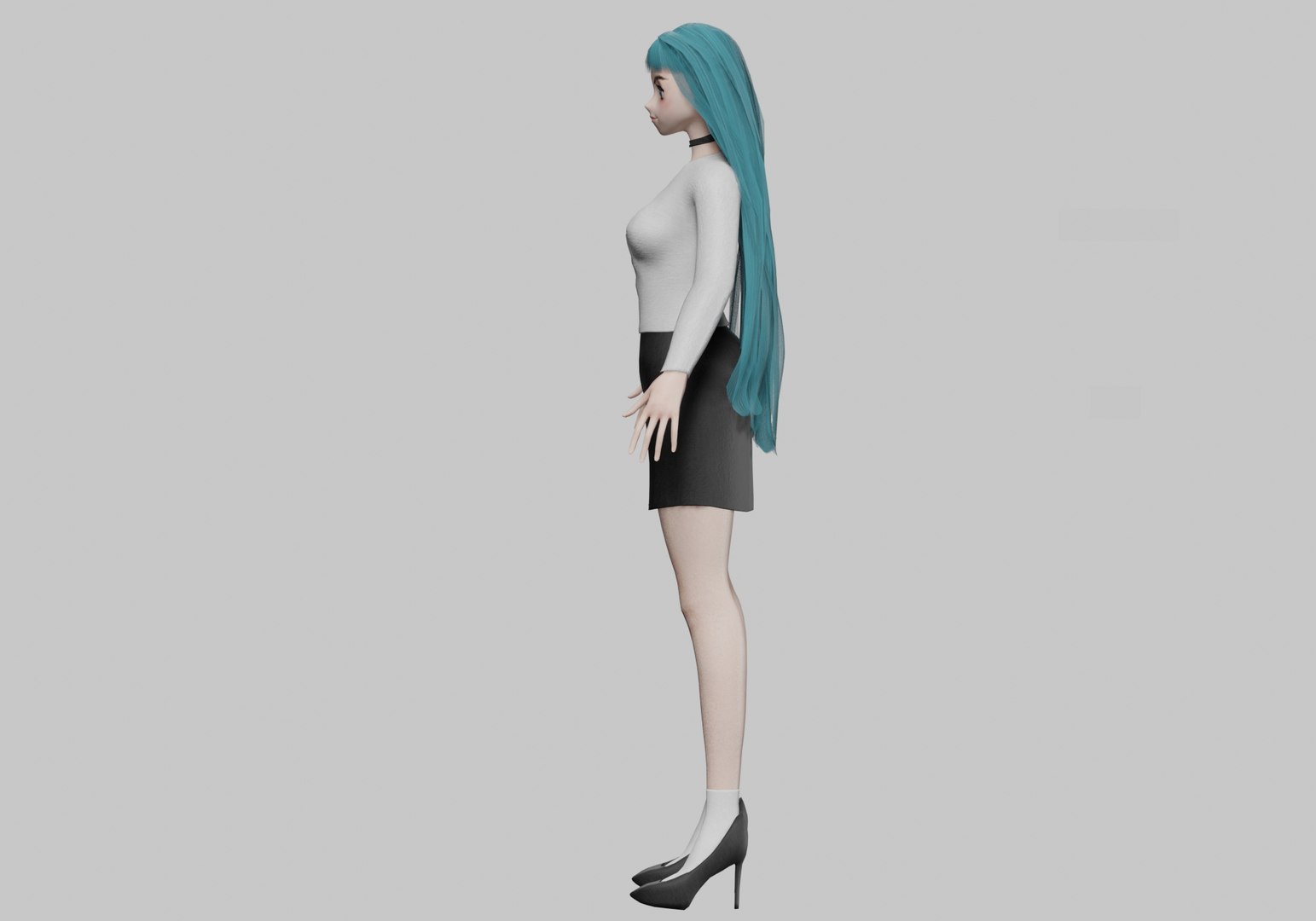 3D Classic Basic Girl V32069 Model - TurboSquid 2272006