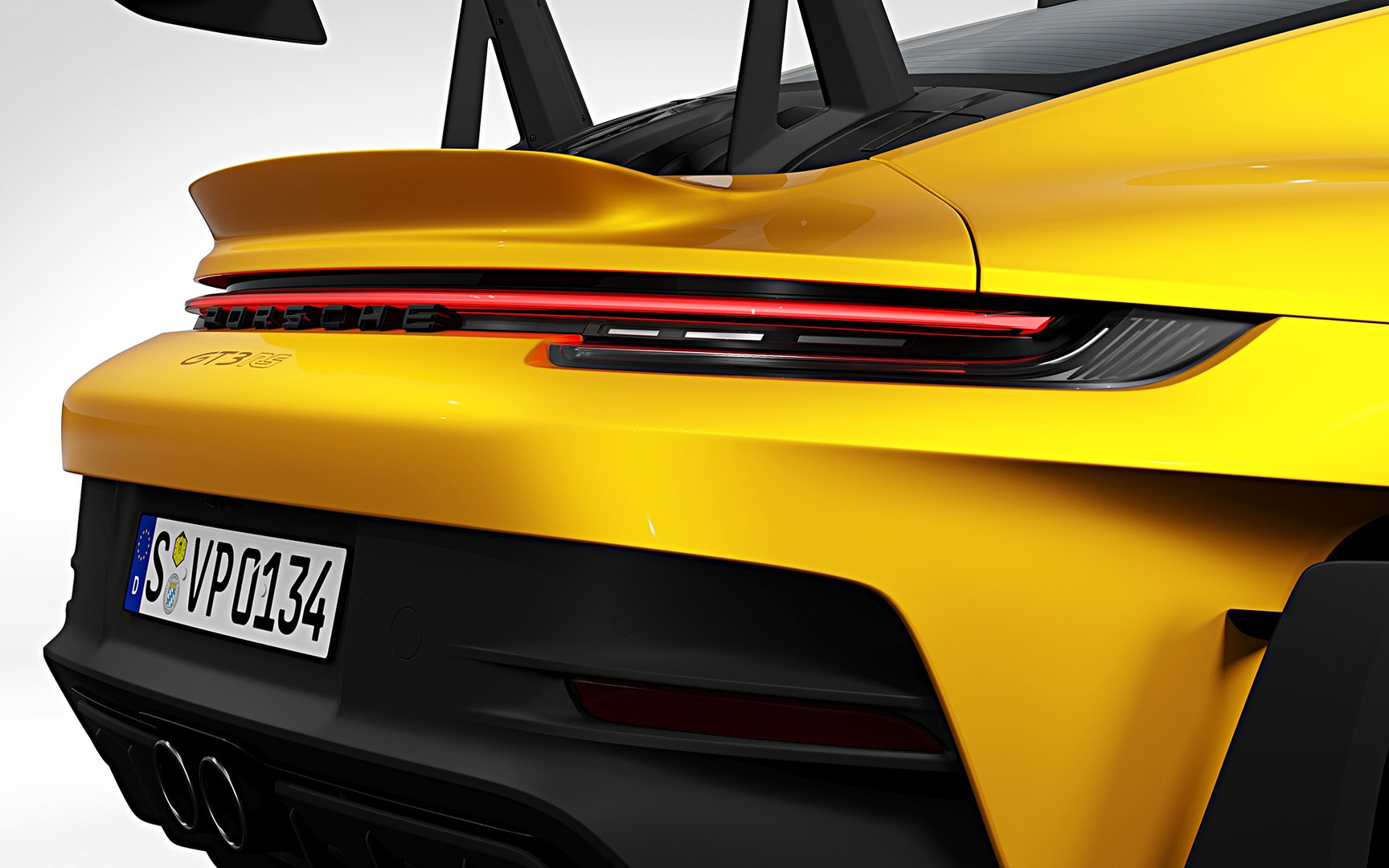 2023 Porsche 911 GT3 RS Yellow Model - TurboSquid 2087437