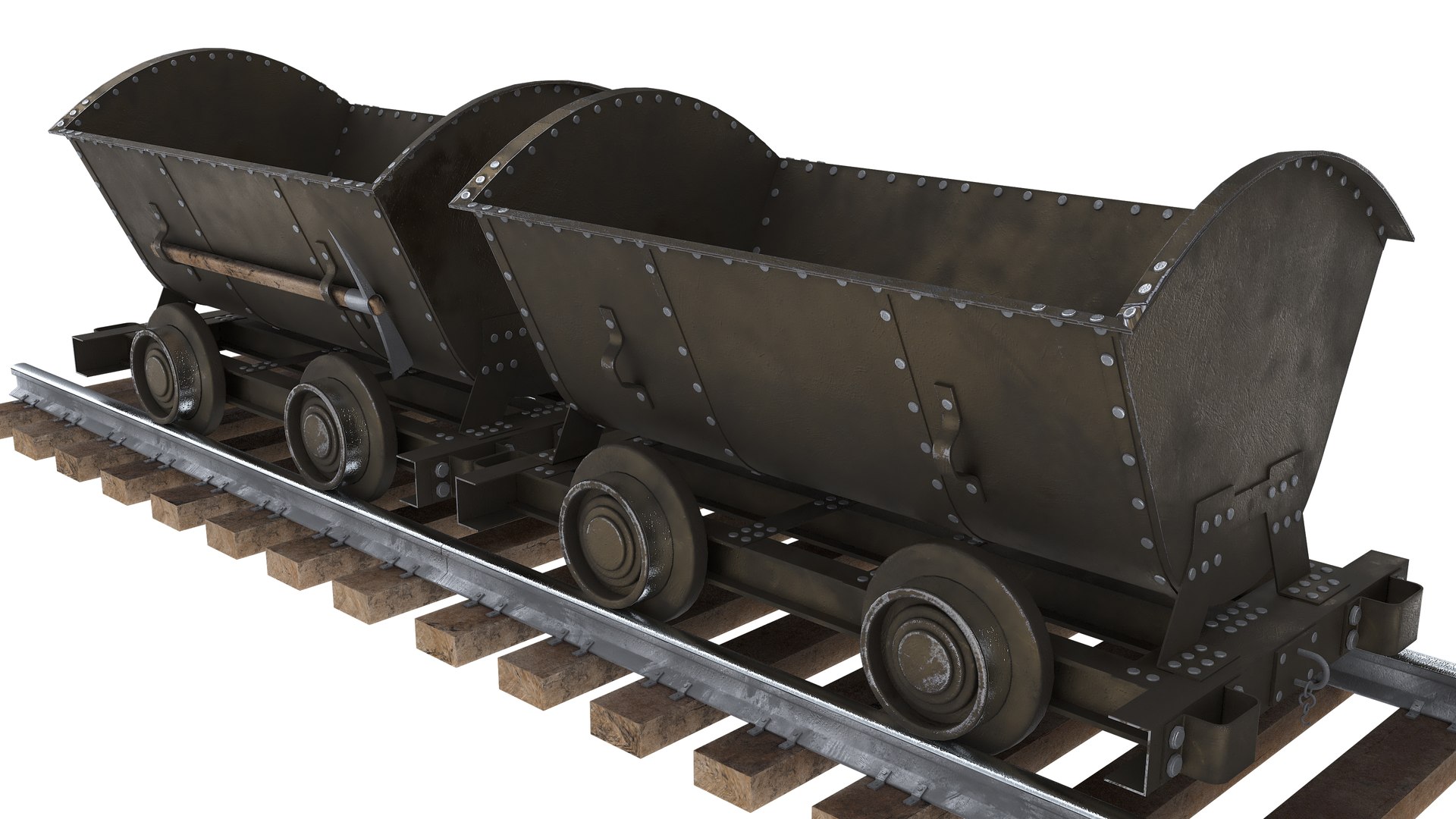 Mine Trolley Model - TurboSquid 2275334