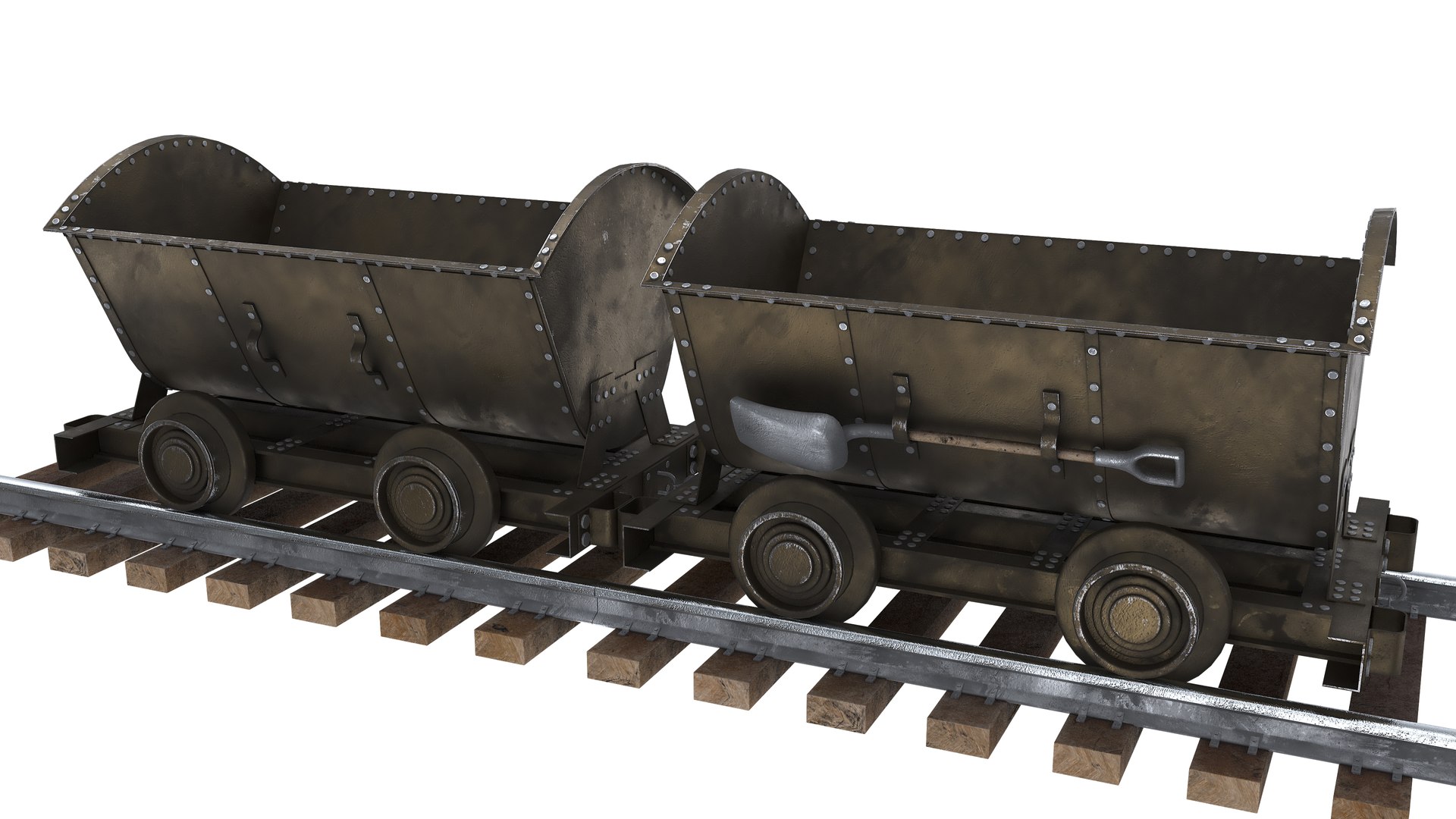 Mine Trolley Model - TurboSquid 2275334