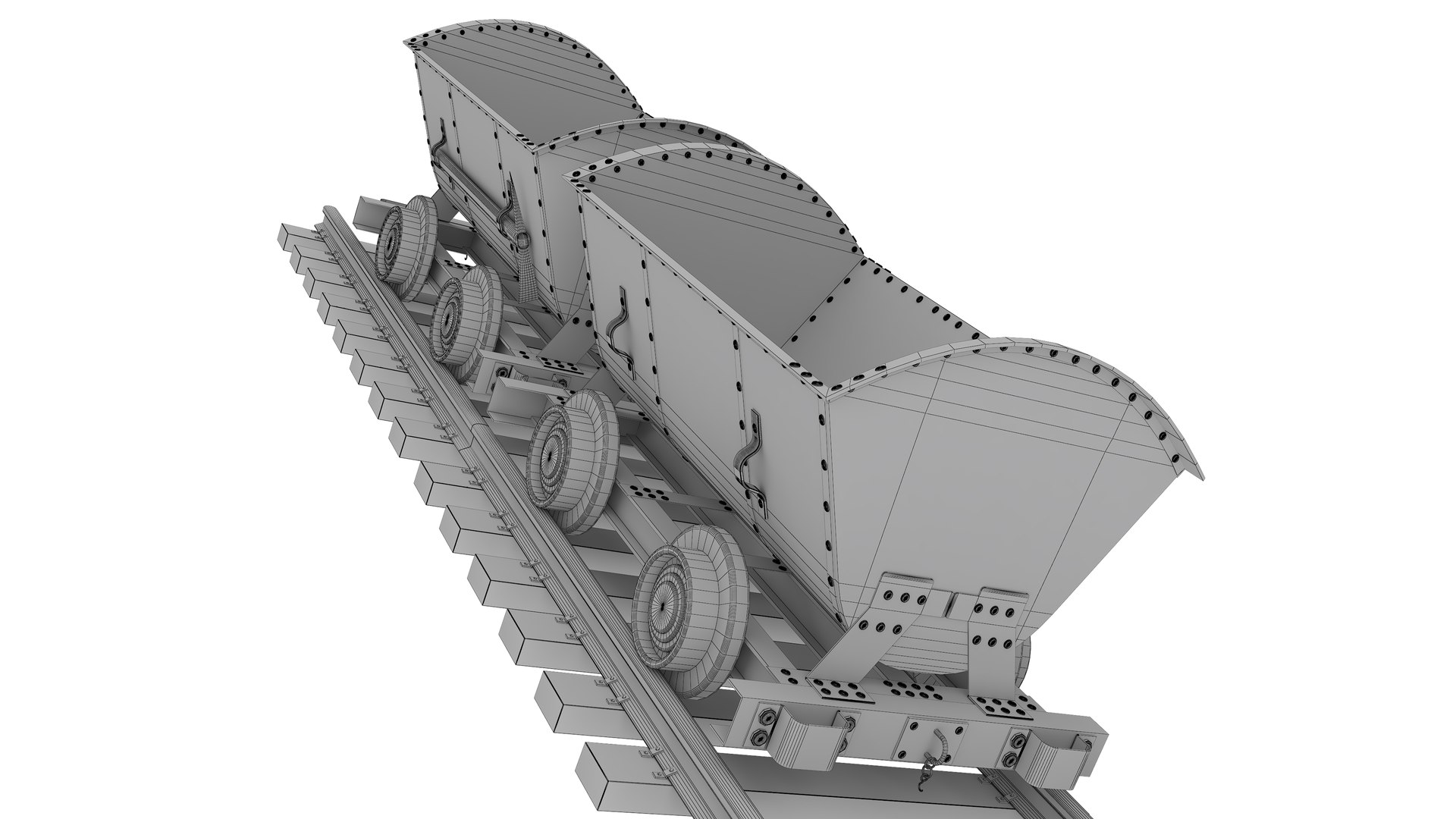 Mine Trolley Model - TurboSquid 2275334
