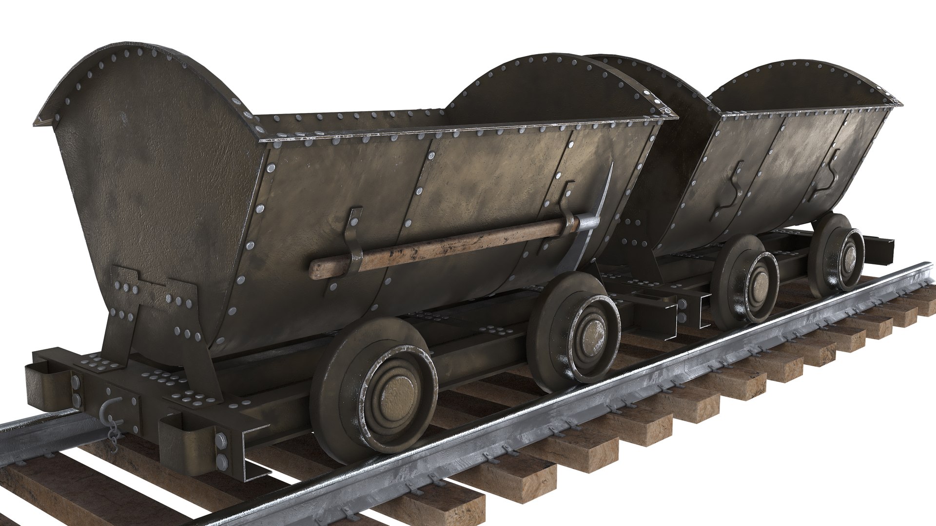 Mine Trolley Model - TurboSquid 2275334