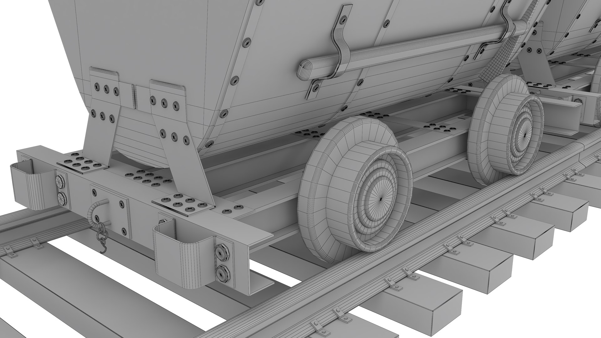 Mine Trolley Model - TurboSquid 2275334