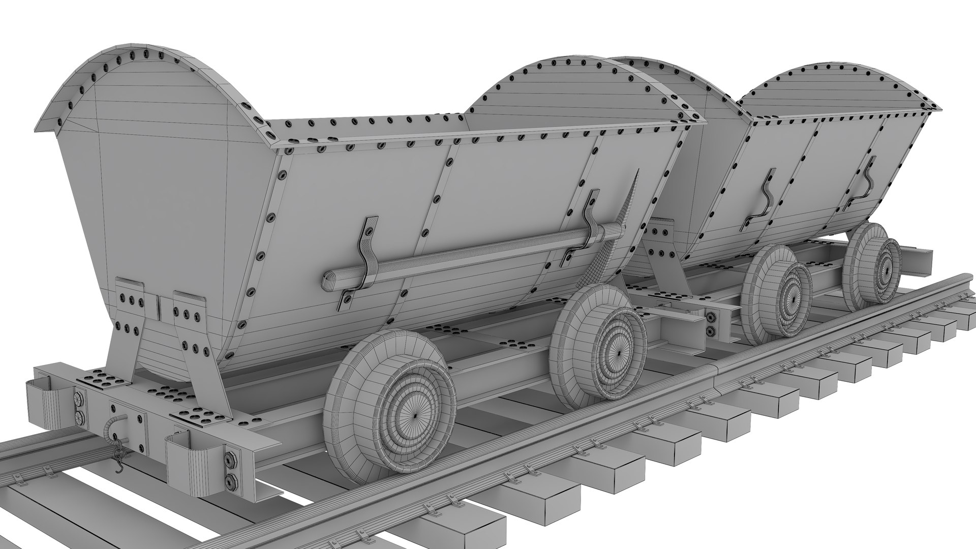 Mine Trolley Model - TurboSquid 2275334