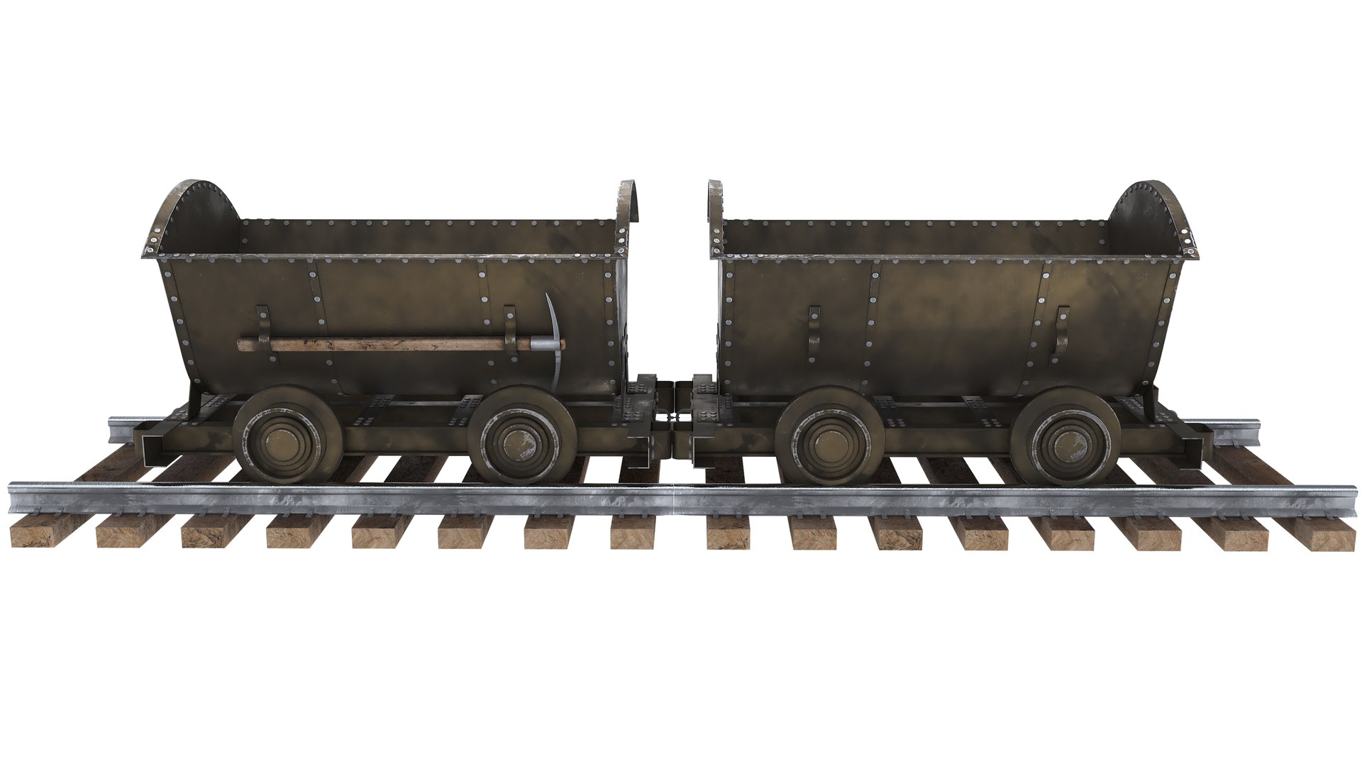 Mine Trolley Model - TurboSquid 2275334