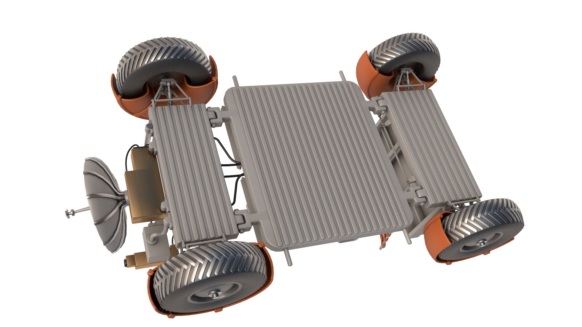 Lunar Roving Vehicle From Apollo 15 3D Model - TurboSquid 2019864