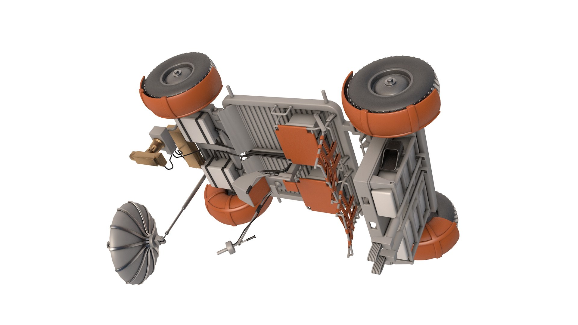 Lunar Roving Vehicle From Apollo 15 3D Model - TurboSquid 2019864