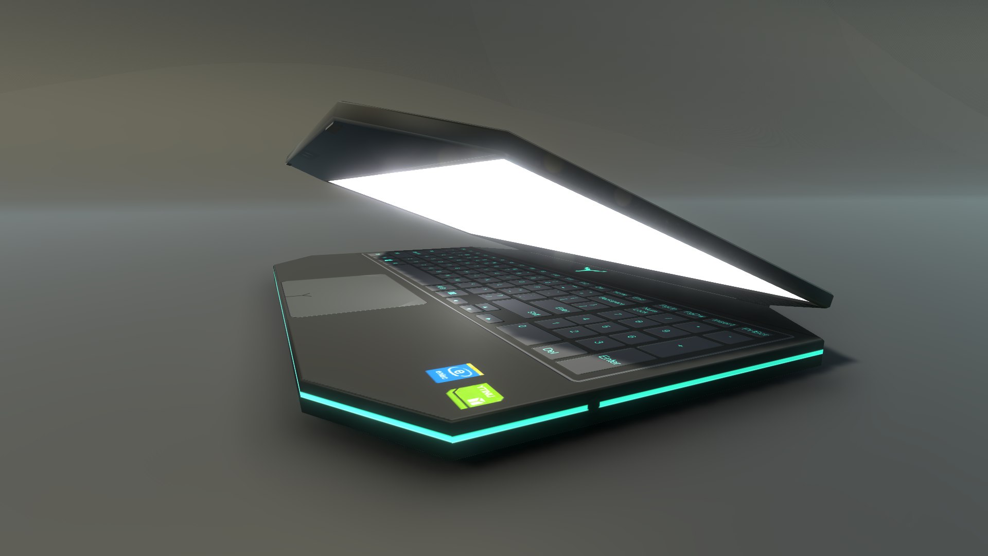 3D Gaming Laptop Model - TurboSquid 1343640