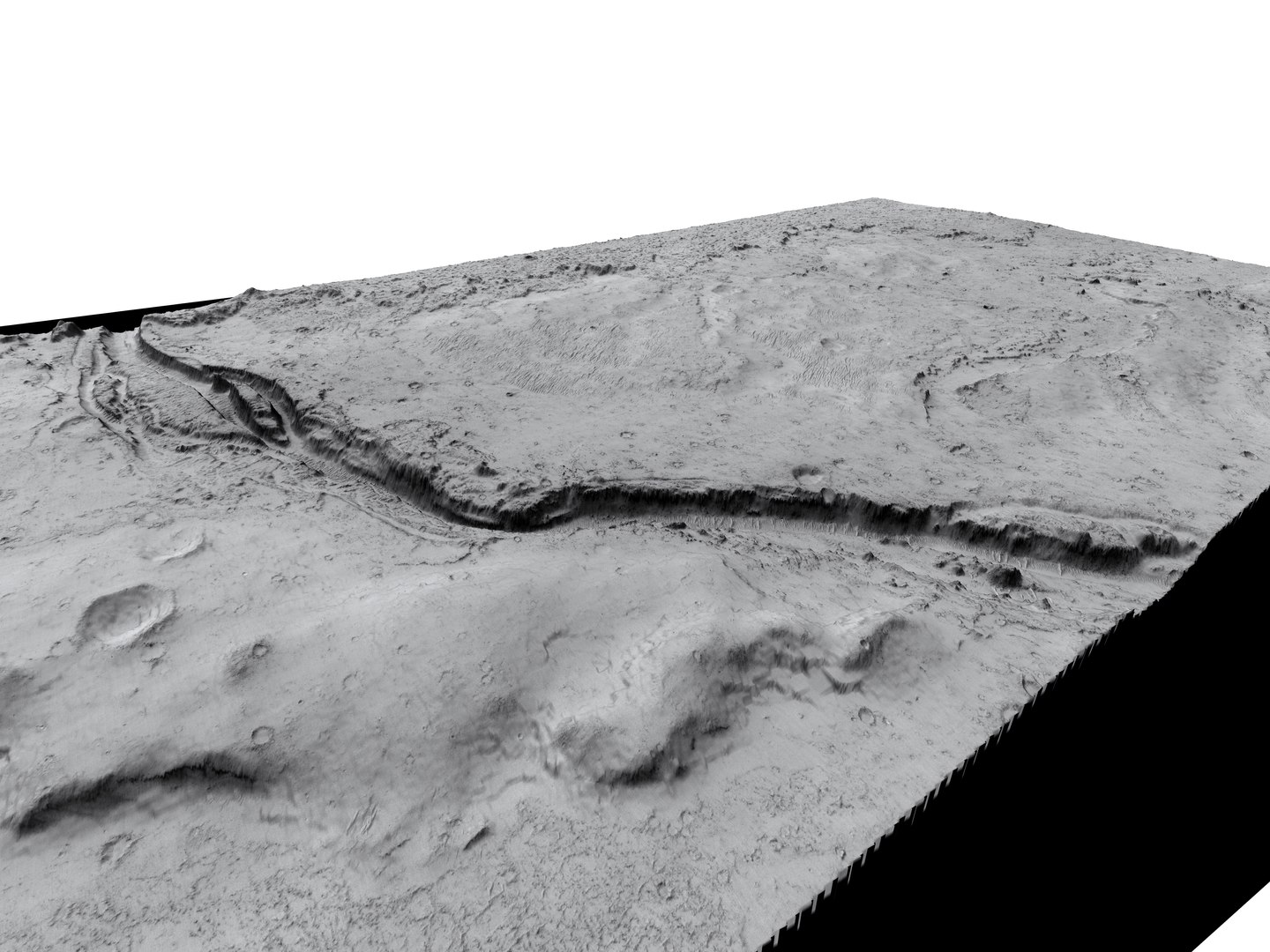 3D MARS VR - Landforms In The Tartarus Colles Region Model - TurboSquid ...