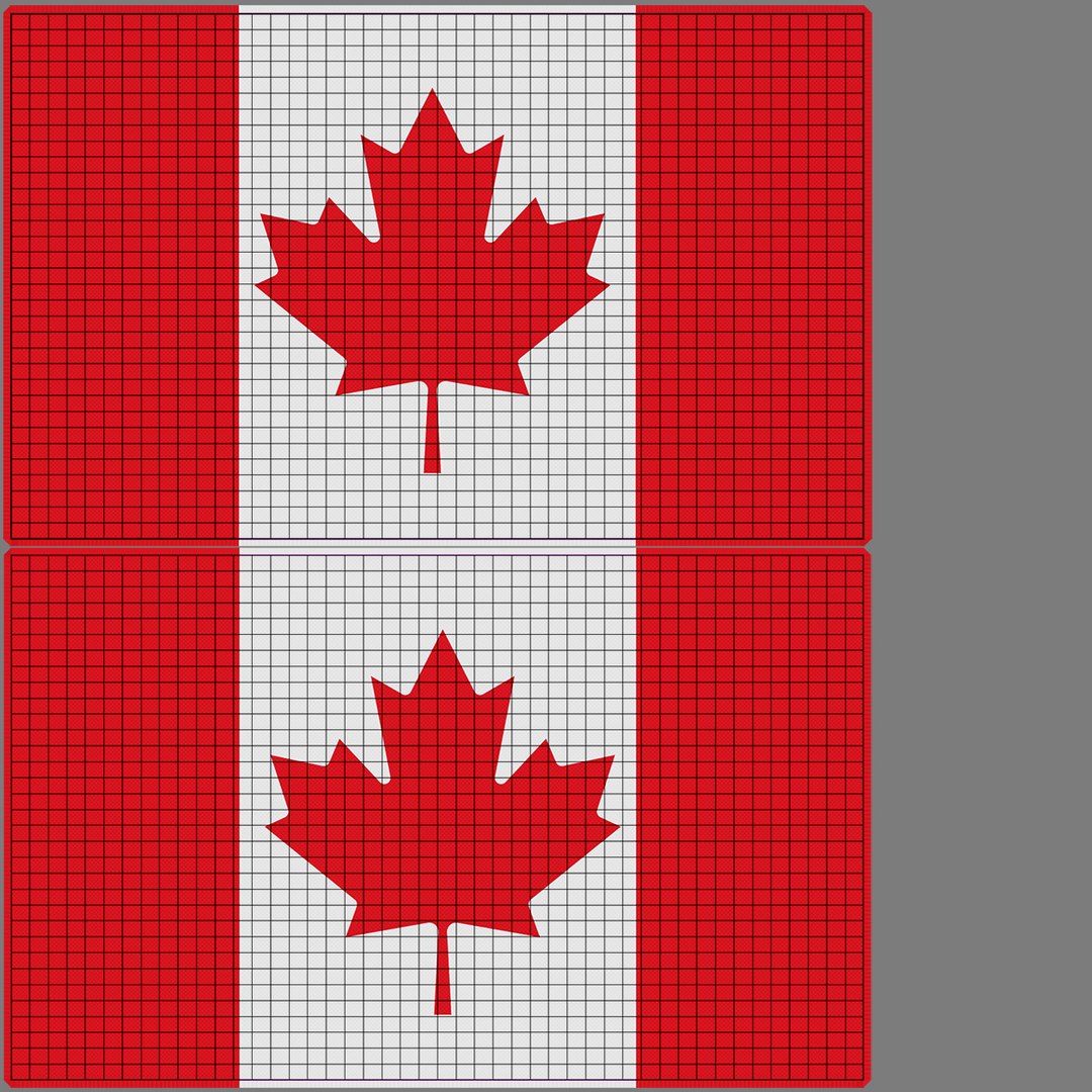 Realistic canada flag 3D model - TurboSquid 1613041