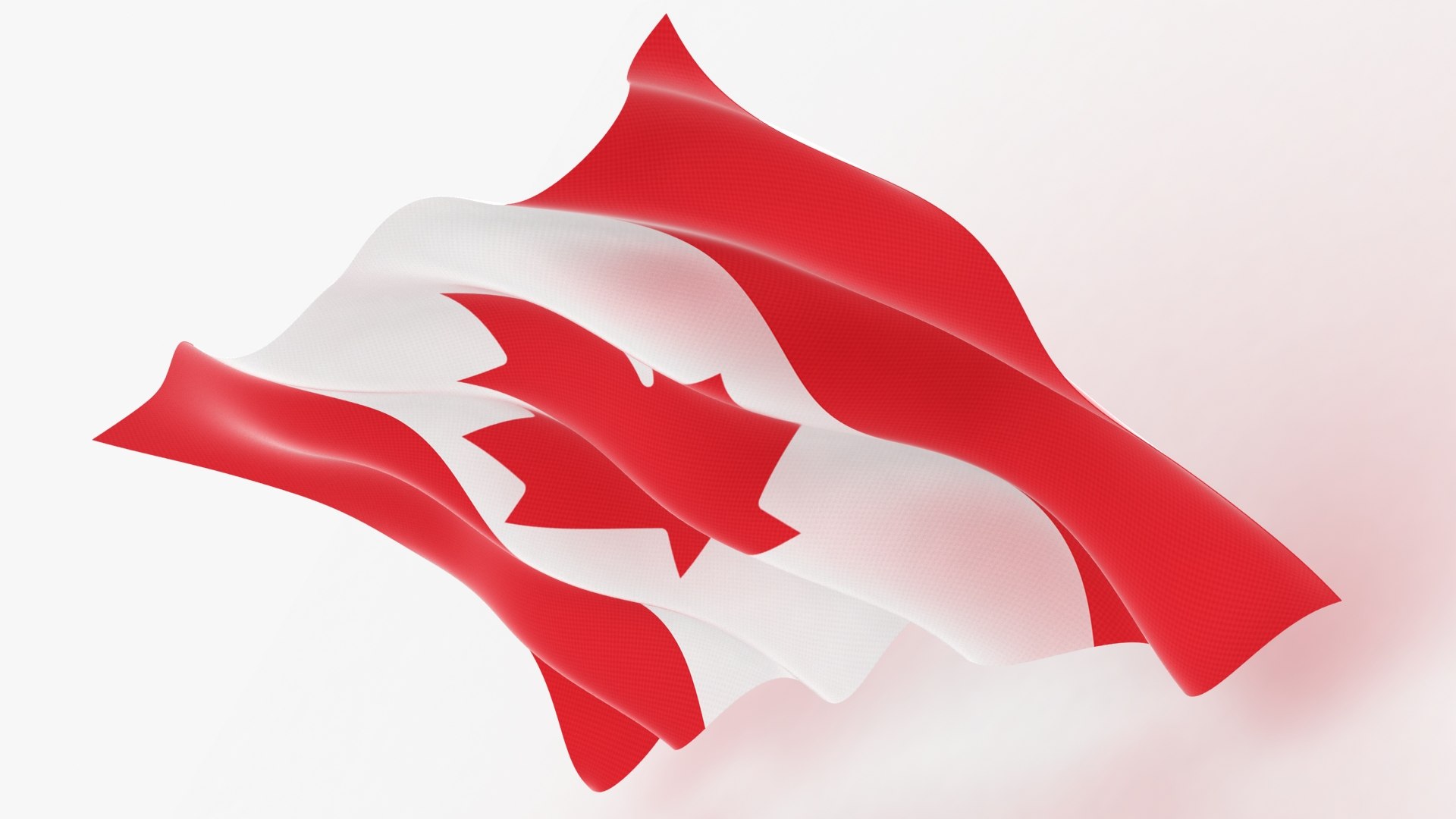 Realistic canada flag 3D model - TurboSquid 1613041