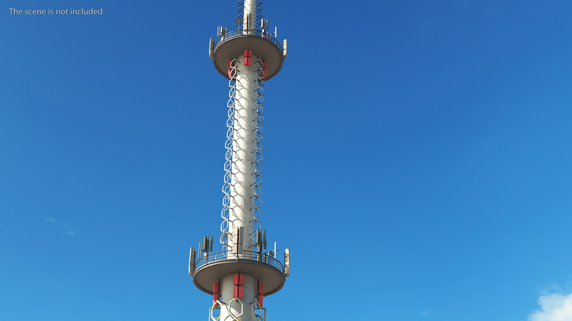 3D Television Tower Spire - TurboSquid 1851725