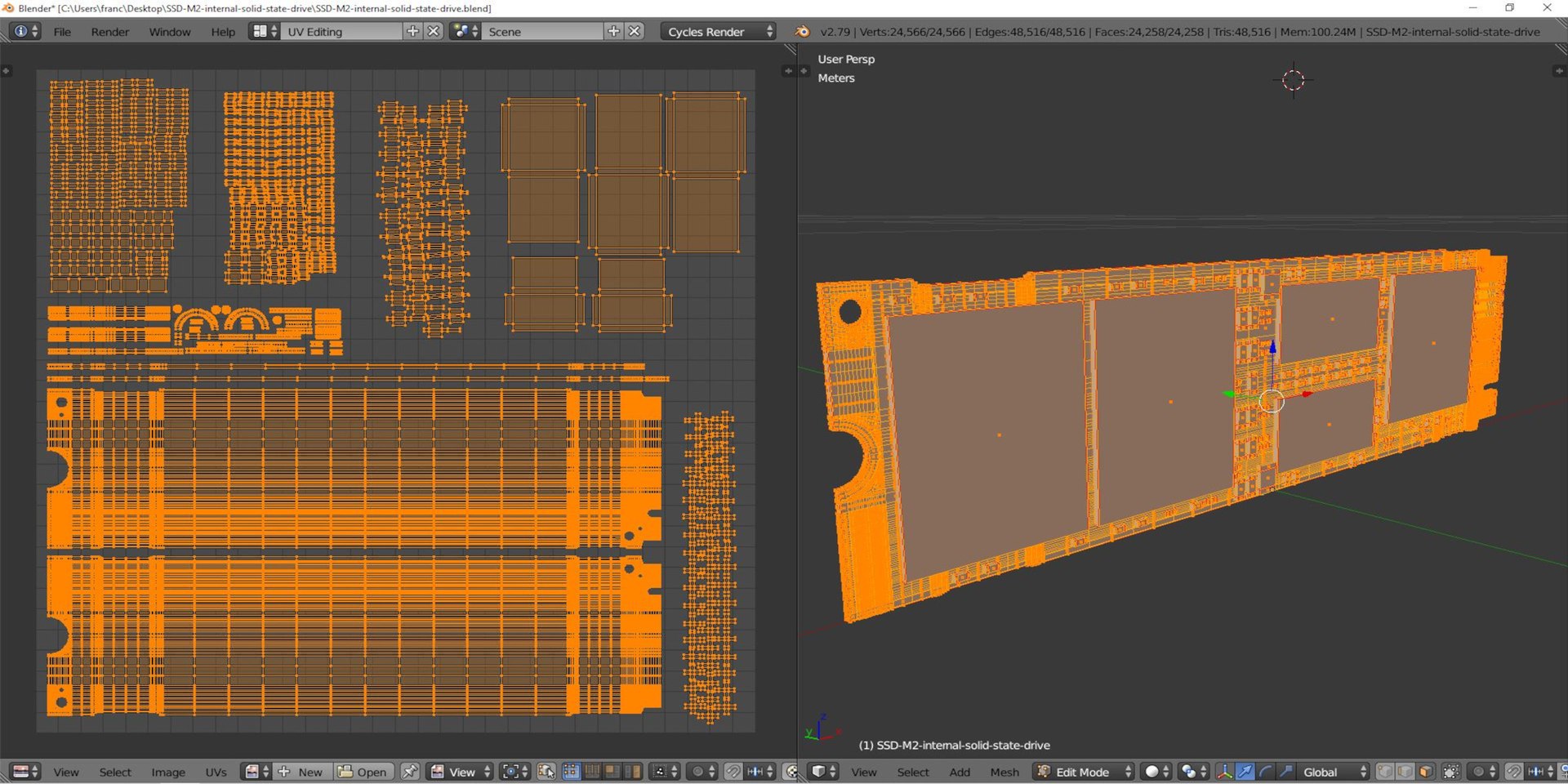 SSD M2 Internal Solid State Drive 3D Model - TurboSquid 1793201