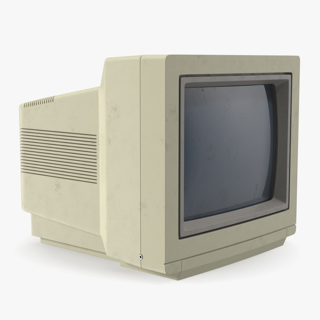 3D Old Retro Monitor - TurboSquid 2061200
