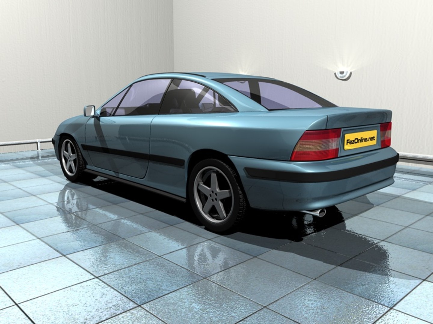Vauxhall Calibra 3d Model
