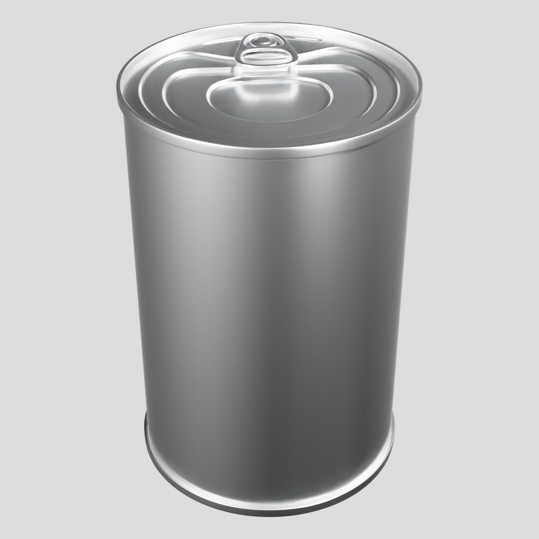 3D realistic tin model - TurboSquid 1616738
